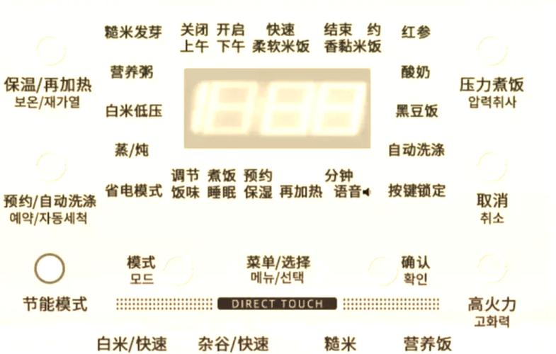 电饭煲的功能介绍图标
