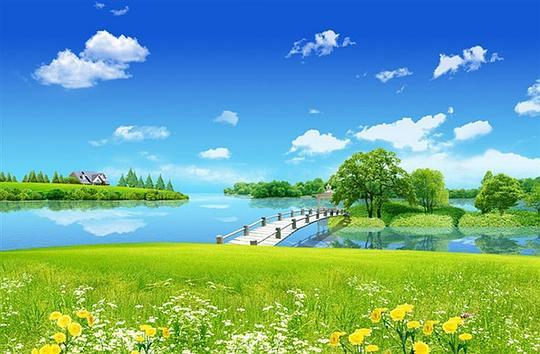 电脑桌面屏保截图