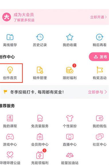 B站怎么看充电记录图标