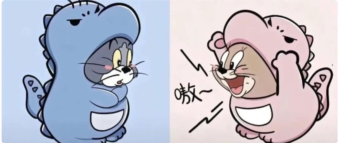 一左一右创意情侣头像图标