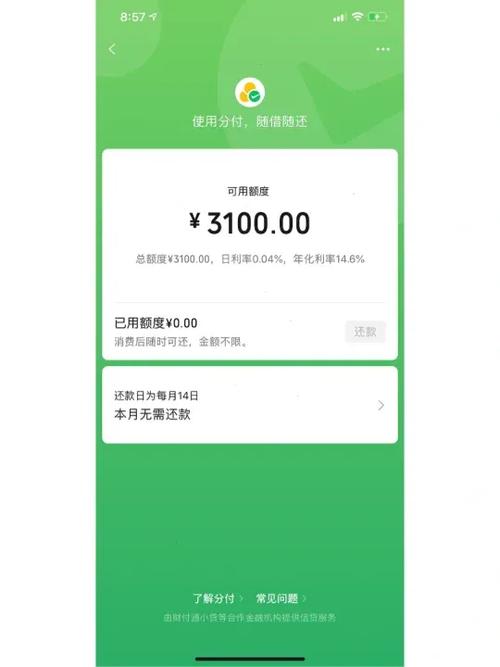 分付额度怎么套出现金截图