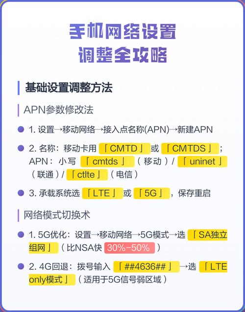 手机网络高级设置怎么设置图标