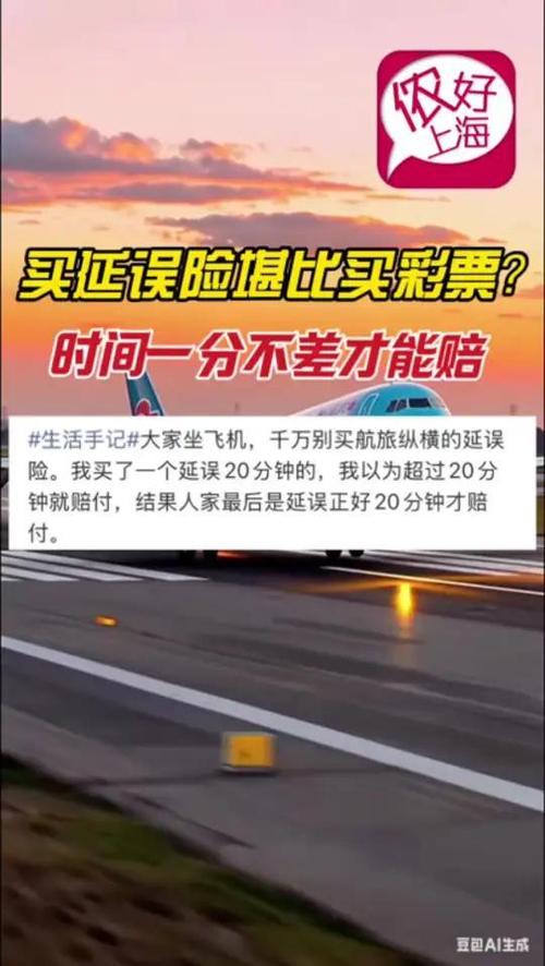 飞机延误20分钟,买了延误险图标