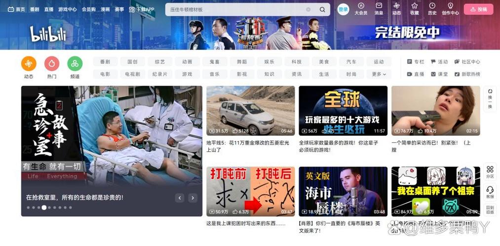 哔哩哔哩网页版图标