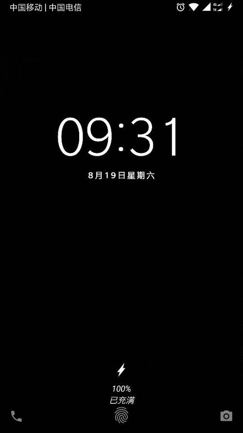 苹果锁屏的右上角有短白道图标