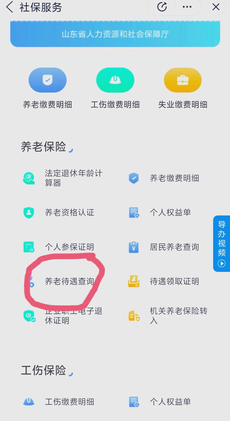 如何查询个人退休进度图标