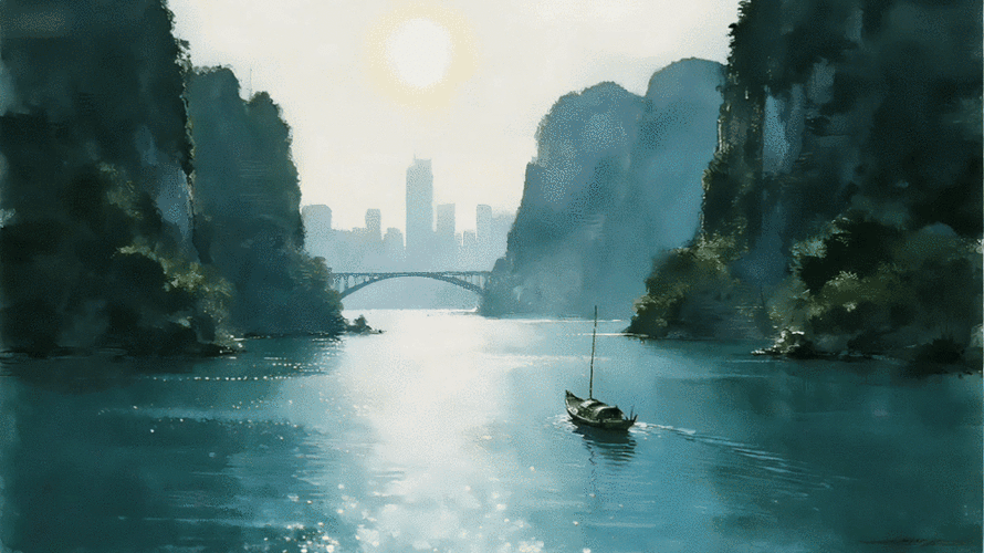 动态壁纸山水风景 全屏图标