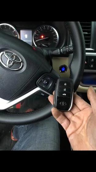 汉兰达无钥匙进入截图