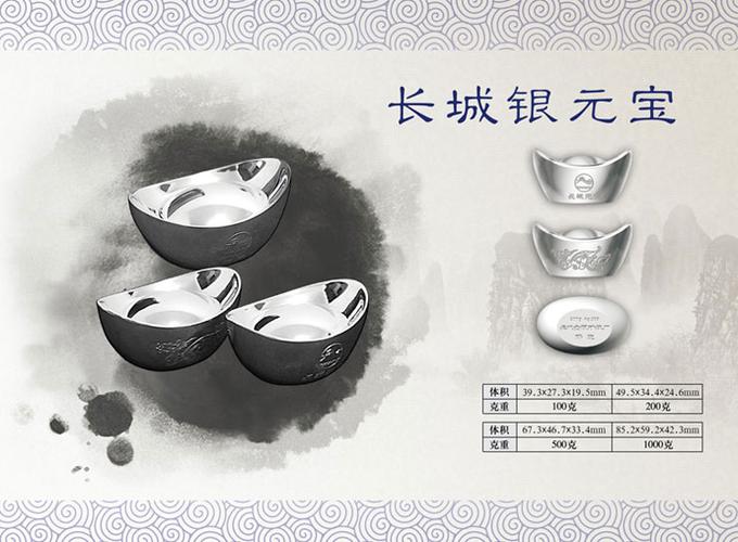 长城金银冶炼厂银元宝截图