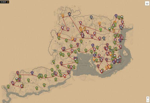 收藏家地图路线截图