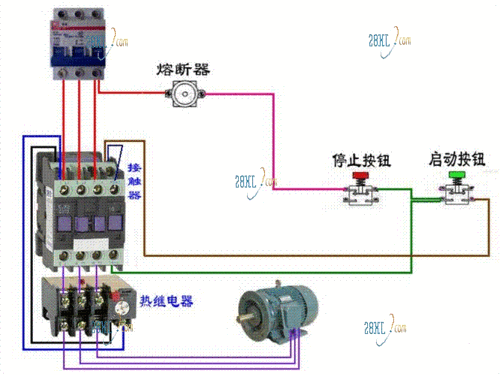 单相交流接触器接线图截图