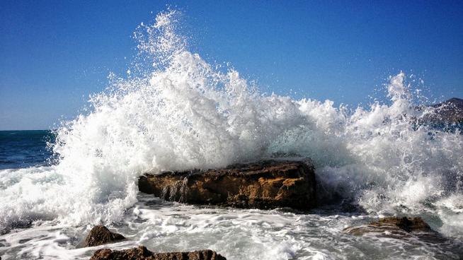 风景海浪视频图标