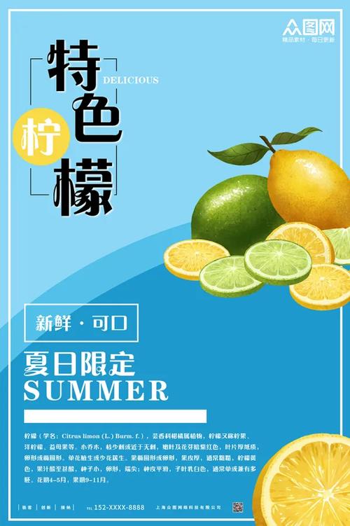 柠檬海报设计截图