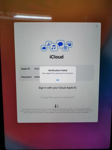 ipad登陆id服务器出错图标