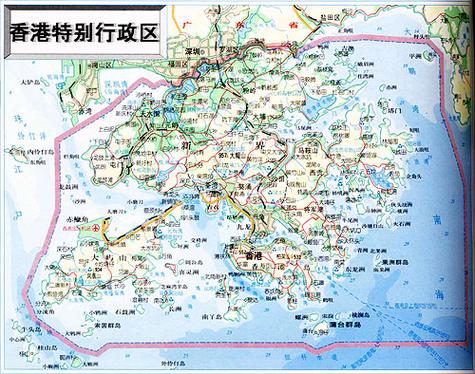 香港地图高清版