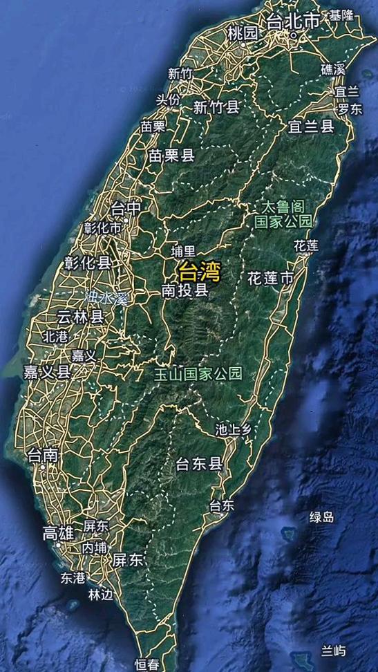 台湾电子地图