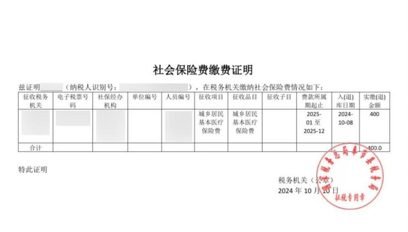 城乡居民医保缴费凭证图标