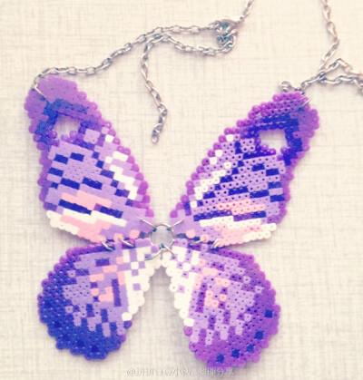 拼豆蝴蝶Q版图标