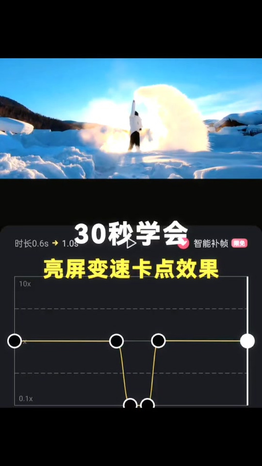 剪映关键帧变速图标