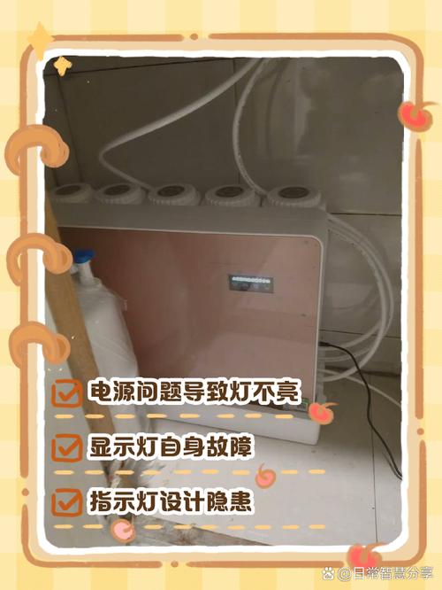 净水器灯不亮了不工作图标