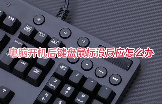 电脑开机鼠标键盘没电图标