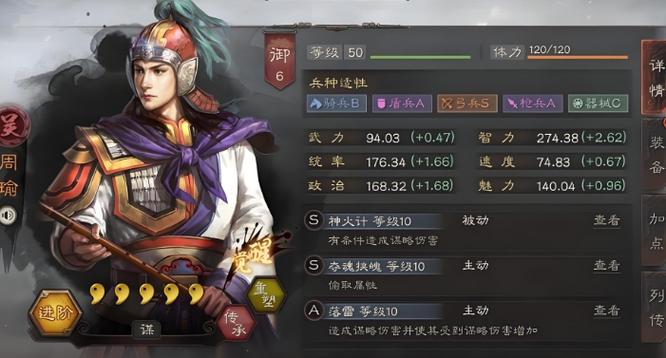 孙坚的战法搭配图标