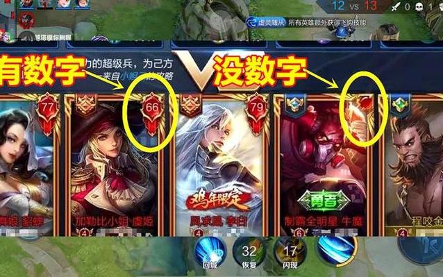 王者荣耀数字图标代表什么意思截图