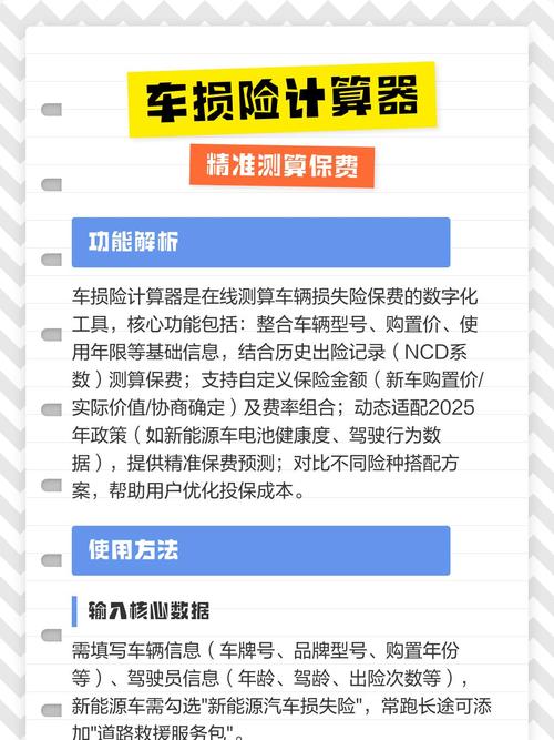 车损险计算器在线计算缩略图