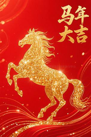 马年微信背景图片大全截图