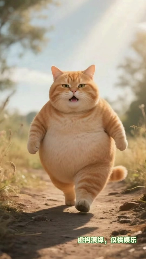 抖音很火的橘猫图标