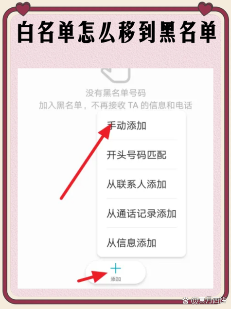 怎么把电话移出白名单图标