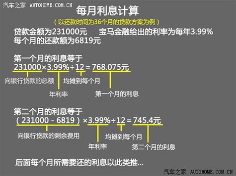 宝马金融贷款利率是多少