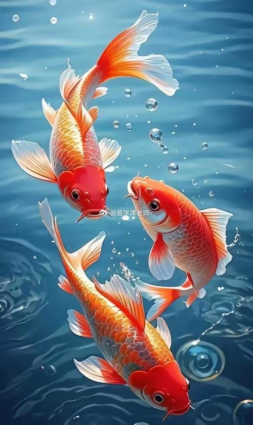 锦鲤聚财图标