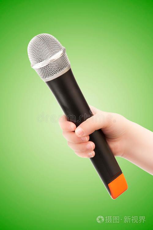 话筒用手拍有声音,说话没声音图标