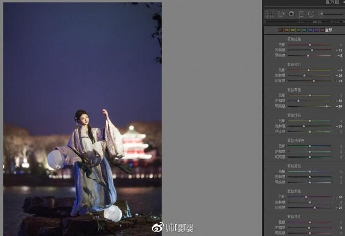 lightroom人像调色参数图标