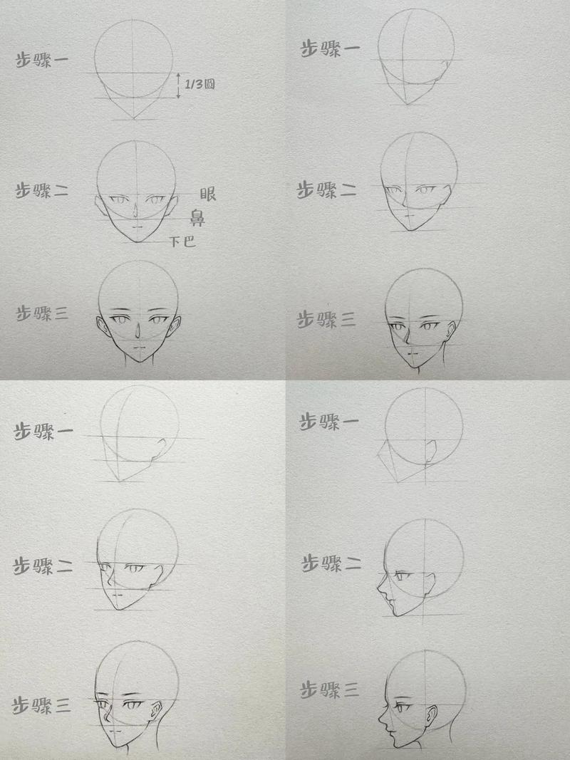 如何画脸图标