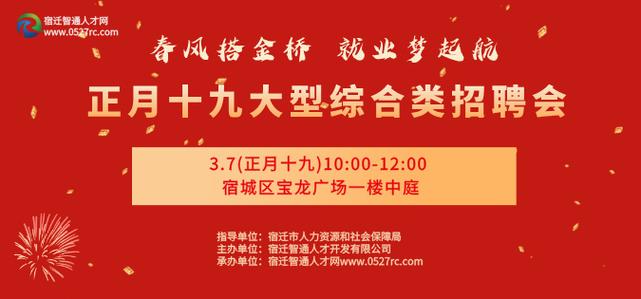 宿迁市人才网图标