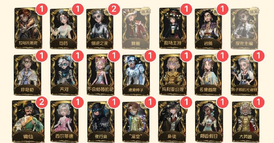 第五人格皮肤解锁卡图标
