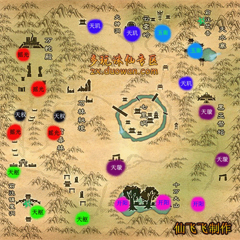 诛仙星宿属性升级表图标