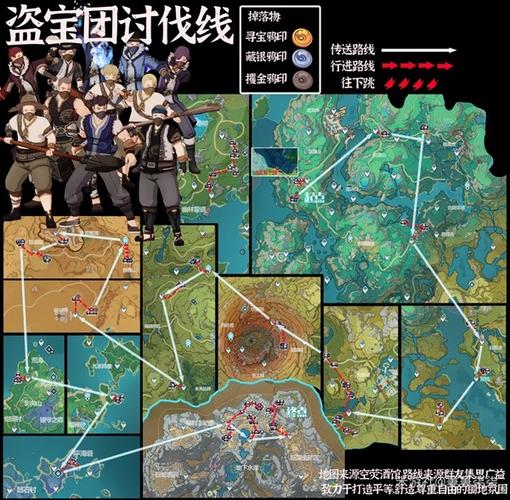 盗宝团成员携带的地图任务道具截图