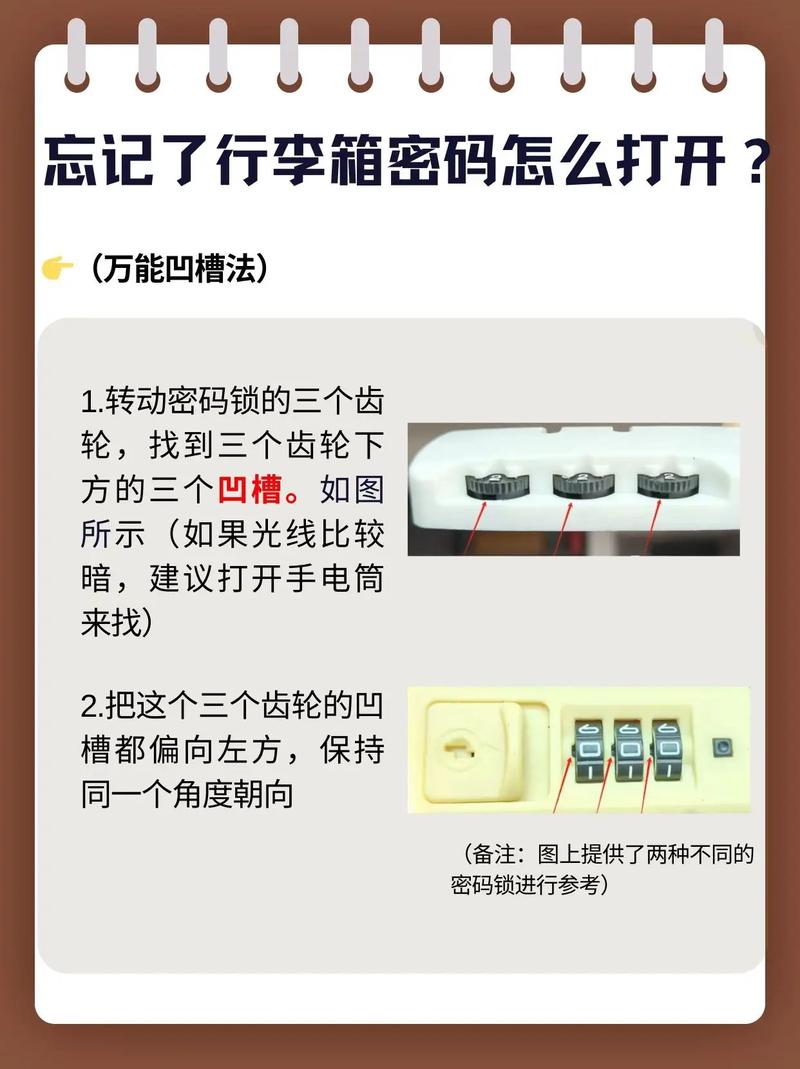 拉杆箱忘记密码如何快速打开图标