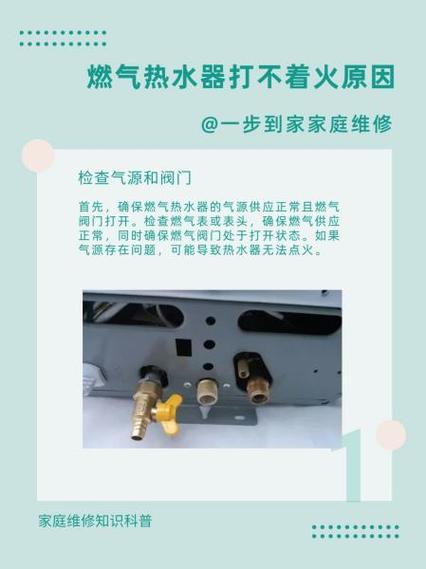 荣事达燃气热水器不打火图解图标