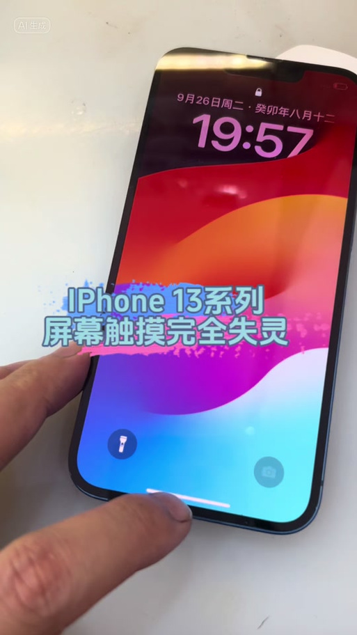 手机有触摸屏幕不显示图标