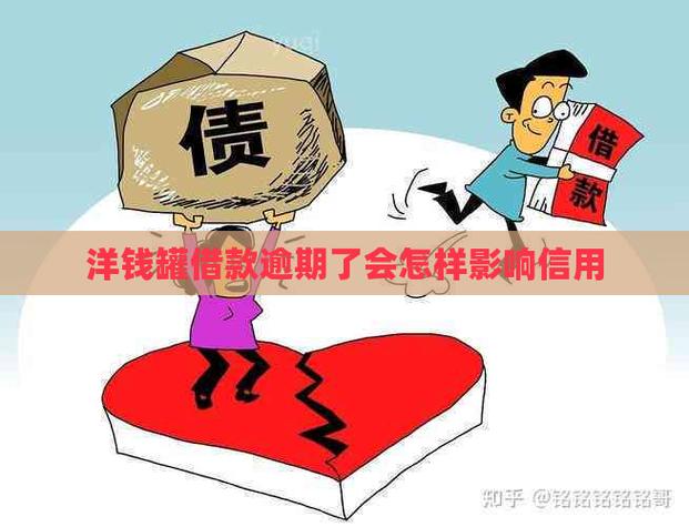 洋钱罐借款逾期的影响图标