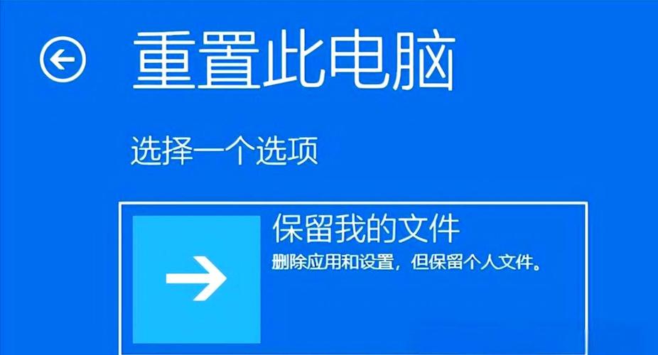 重置电脑与重装系统的区别截图