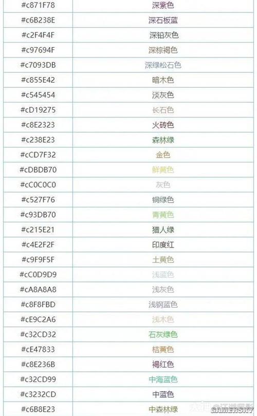 个性签名颜色代码图标