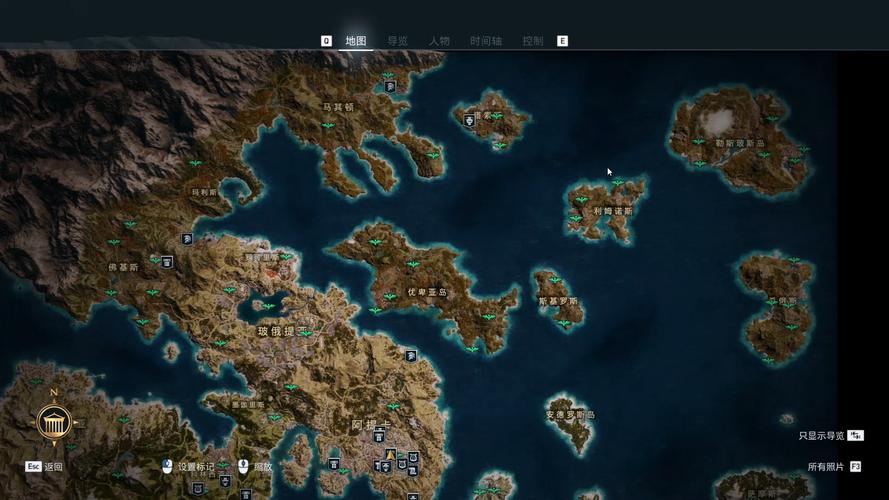 失落的奥德赛地图图标
