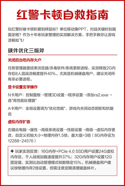 玩红警卡顿怎么解决图标
