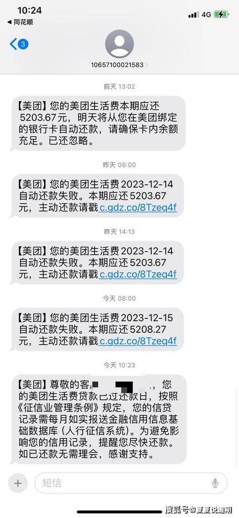 美团借钱逾期会怎么样截图