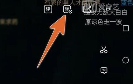 爱奇艺怎么取消弹幕屏蔽字幕图标